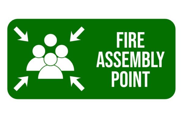 Fire Assembly Sign - Shop Simax