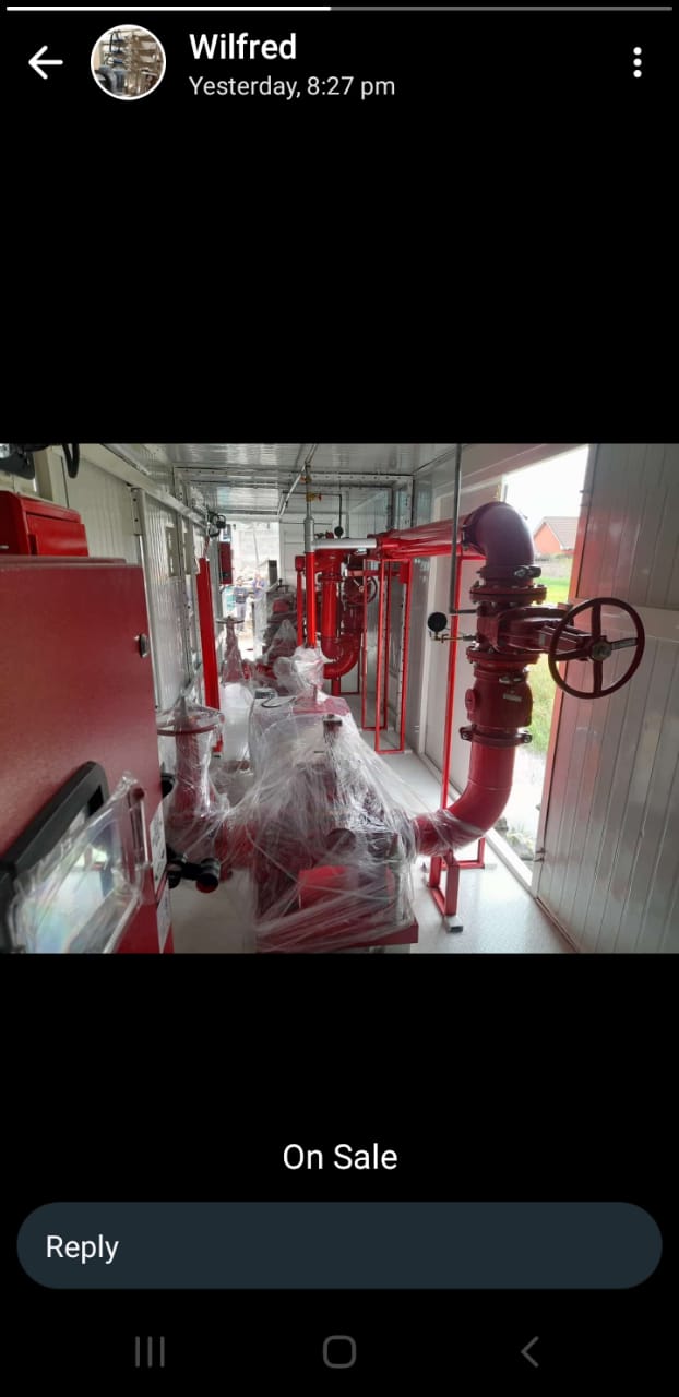 Containerized Fire Pump Set - Shop Simax